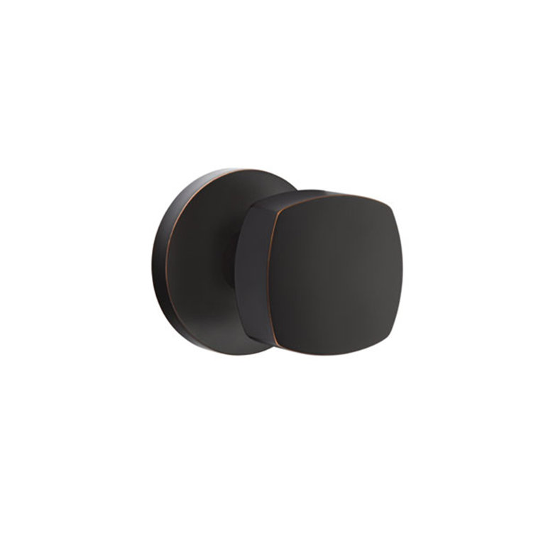 Emtek Dummy Knobset w/ Disk Rosette and Freestone Knob | Wayfair